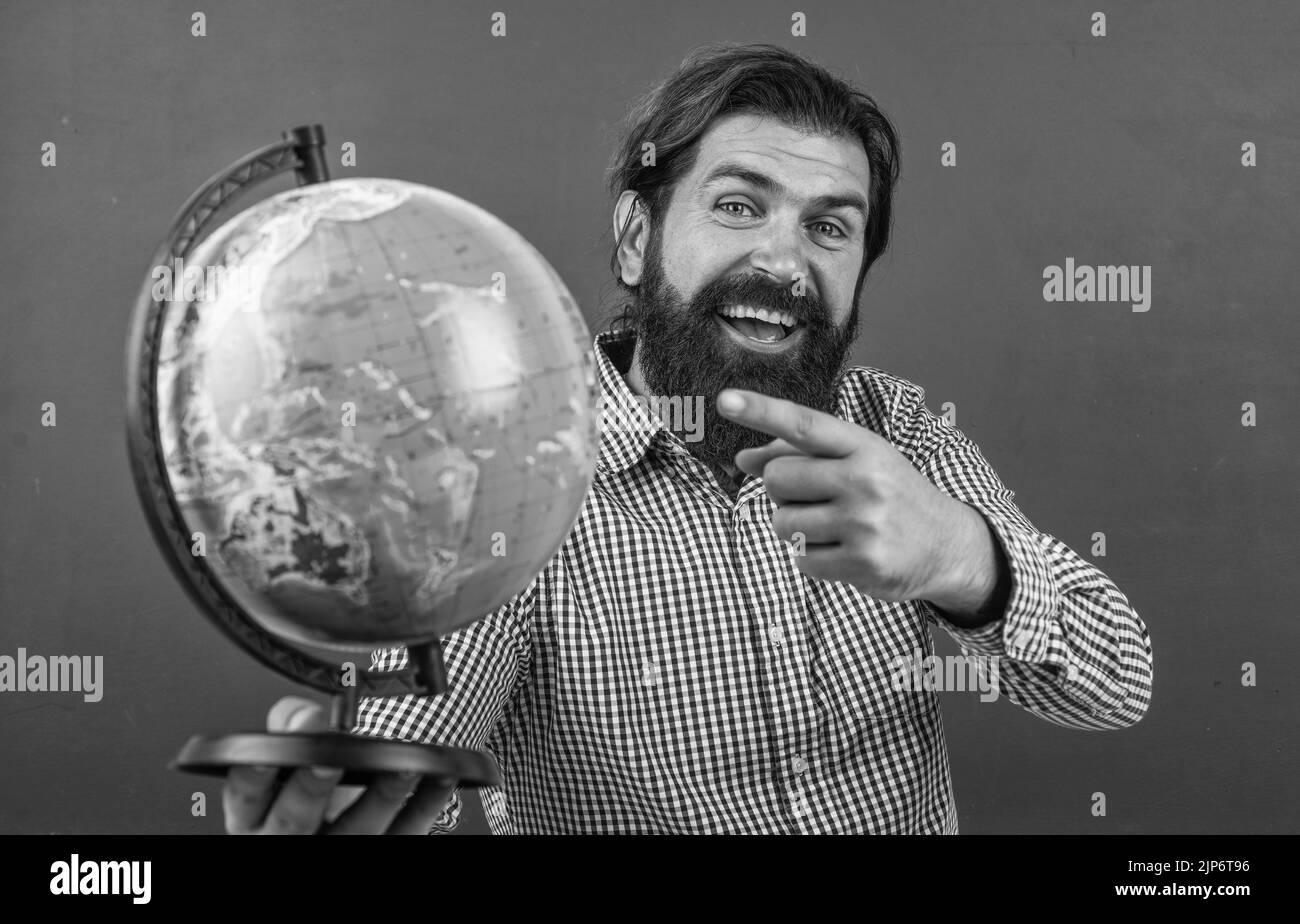 Geographer atlas Black and White Stock Photos & Images - Alamy