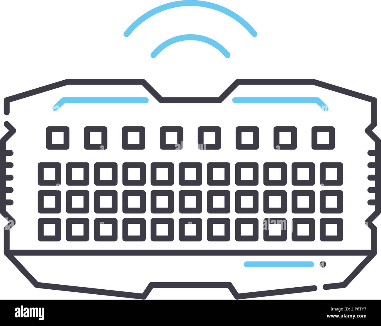 Computer printer mouse keyboard Stock Vector Images - Alamy