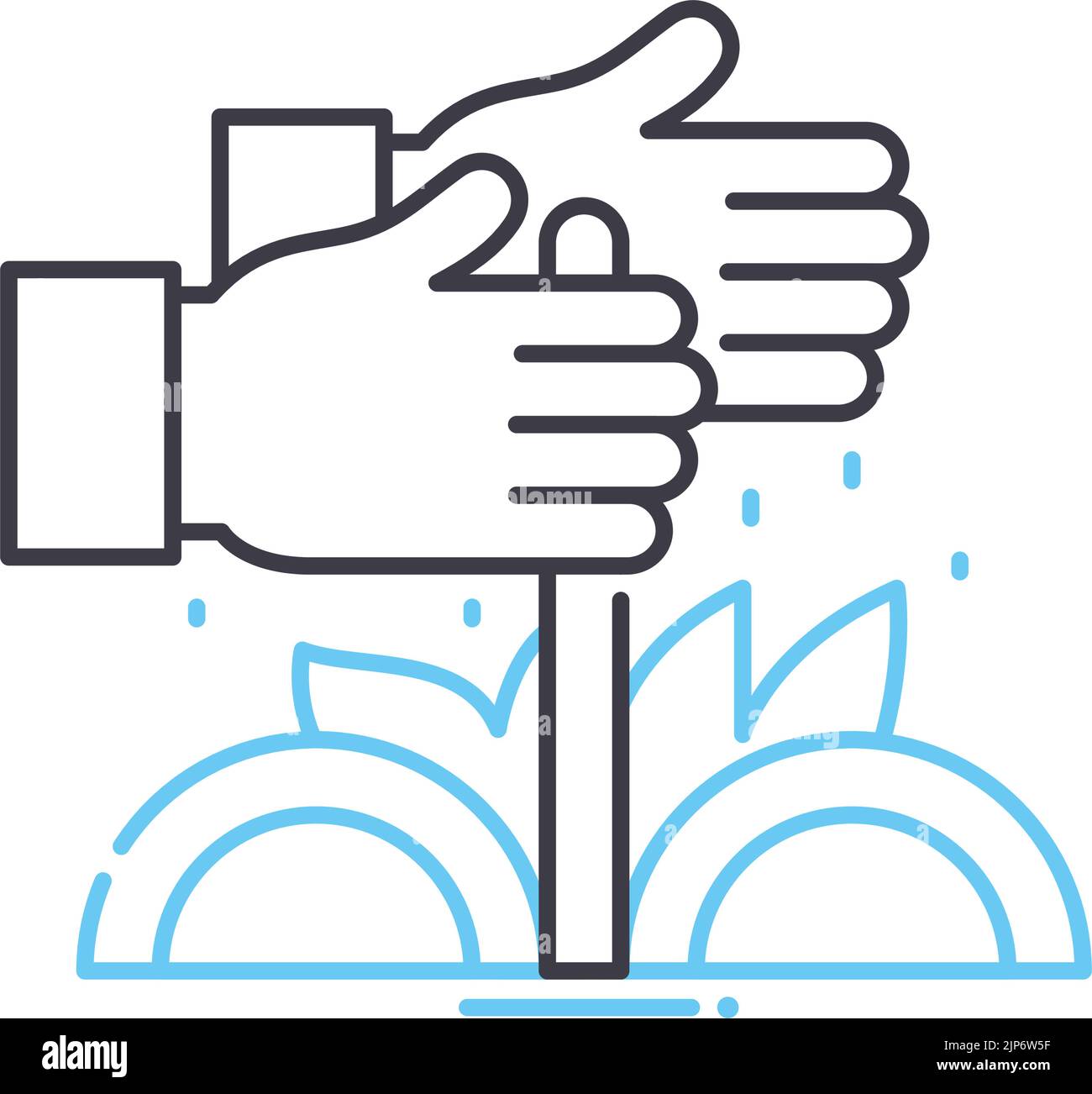 Campfire icon linear vector hi-res stock photography and images - Alamy