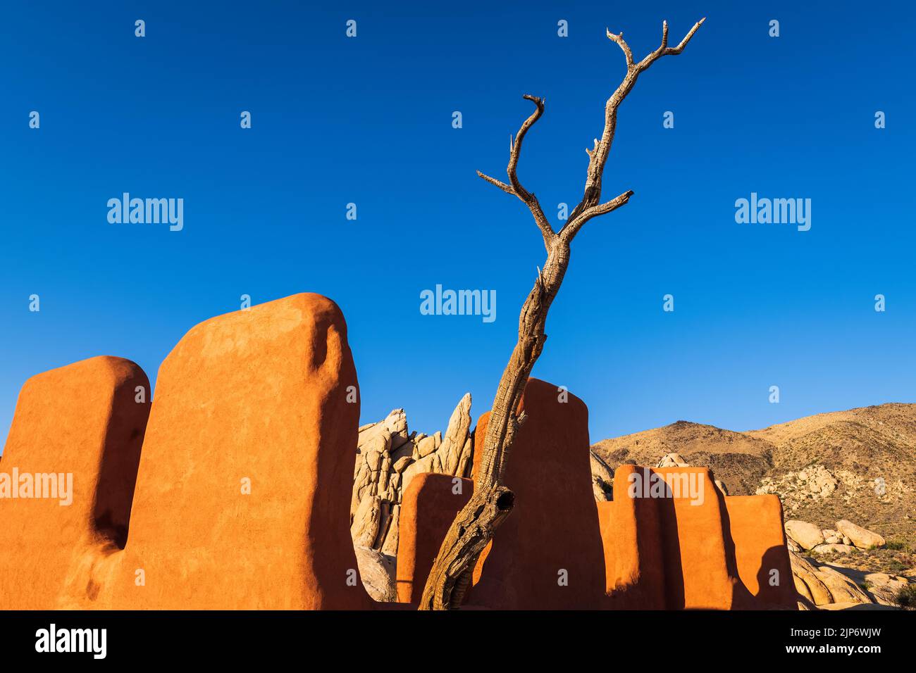Ryan Ranch ruins, Joshua Tree National Park, California USA Stock Photo ...