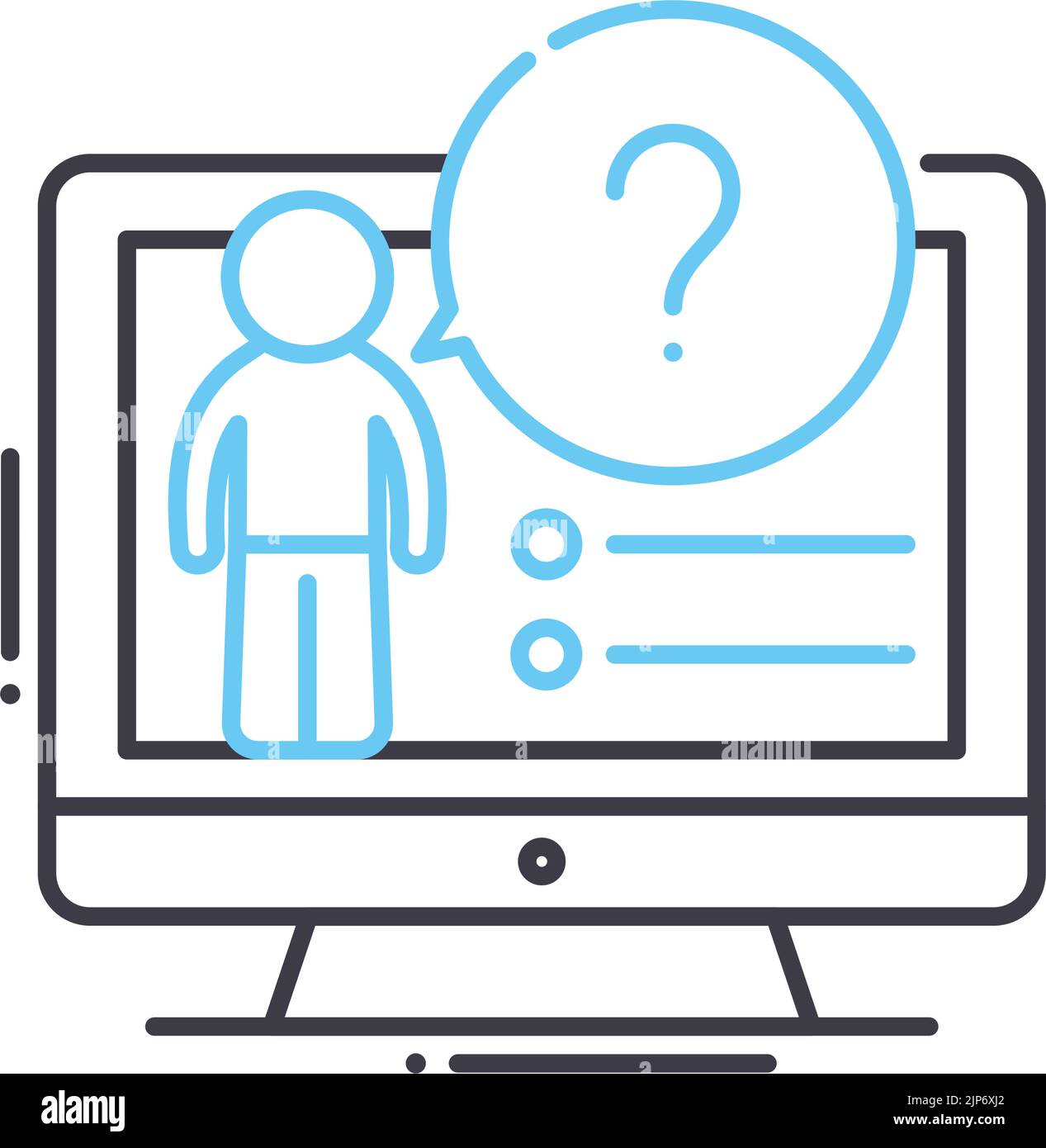 faq line icon, outline symbol, vector illustration, concept sign Stock ... faq line icon, outline symbol, vector illustration, concept sign Stock ...