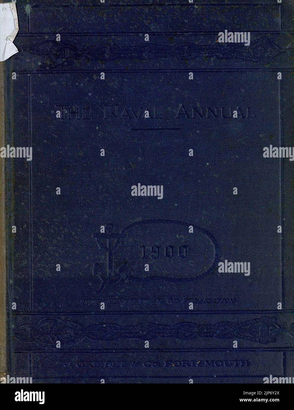 The Naval Annual 1900 - Cover Stock Photo - Alamy