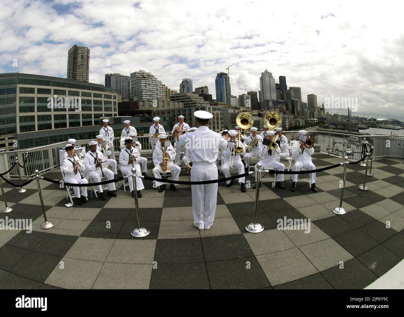The Navy Region Northwest Band performs during the last week of the ...