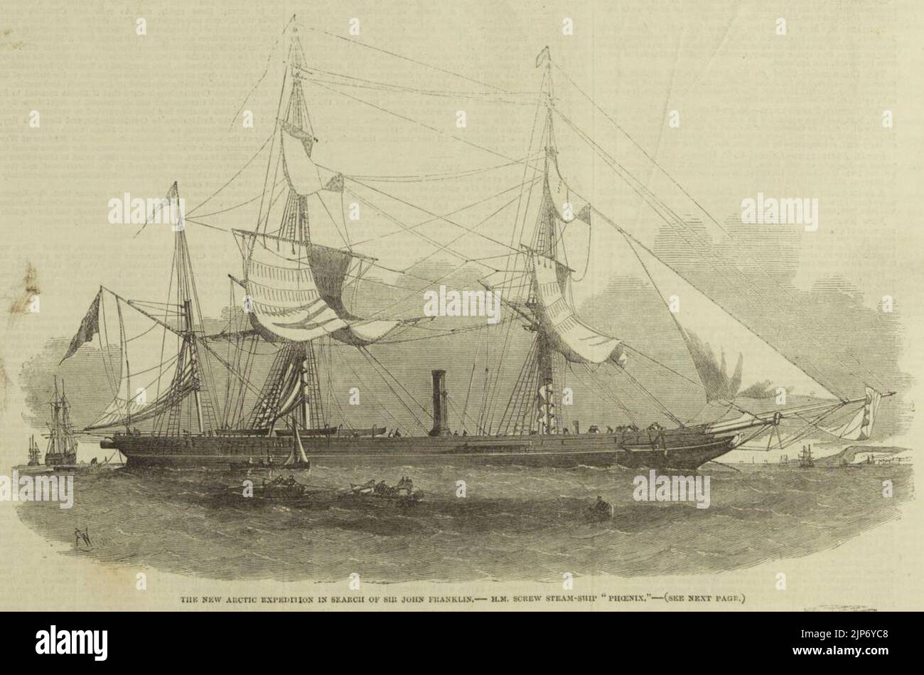 The New Arctic Expedition in Search of Sir John Franklin, HM Screw ...