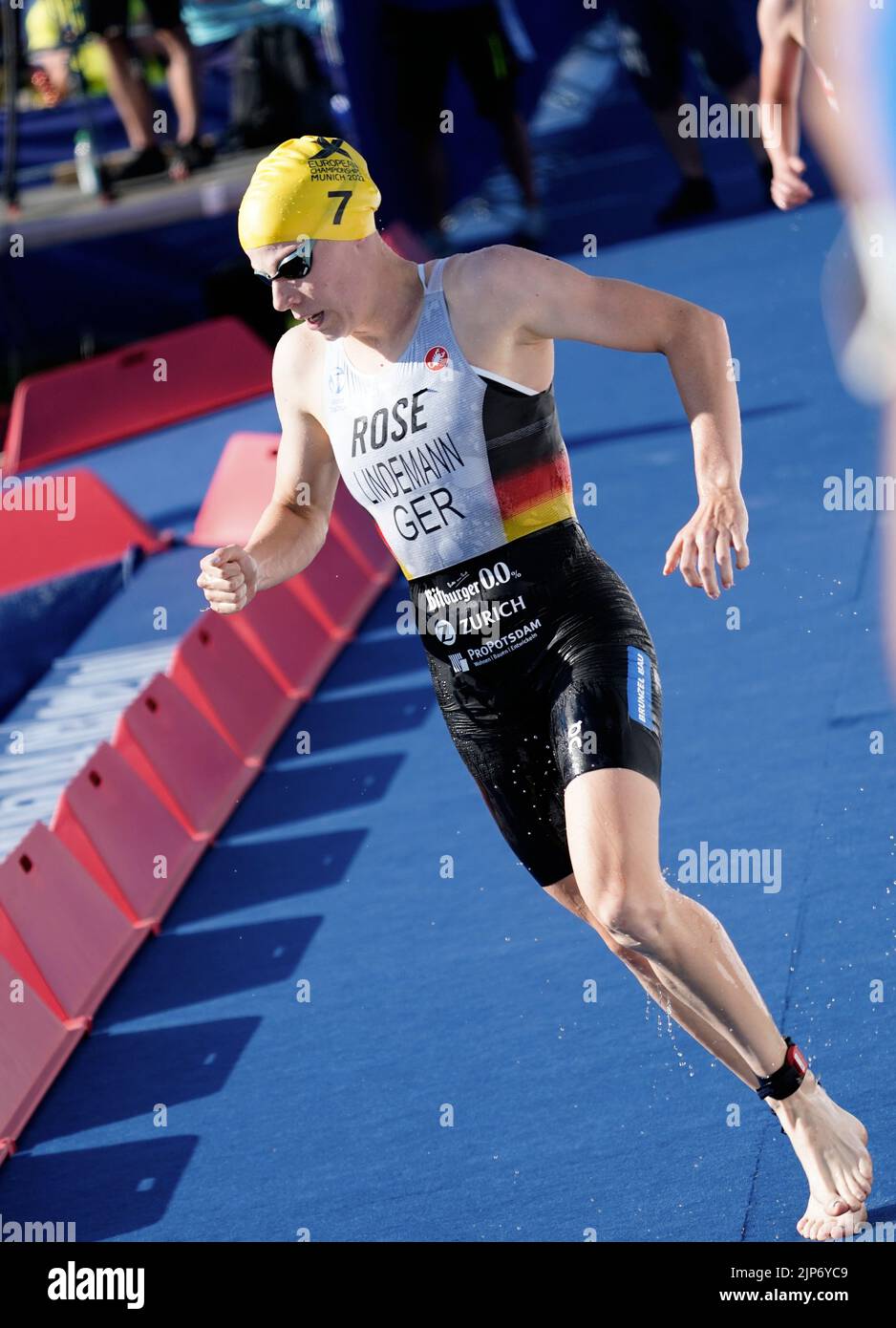Laura Lindeman (GER) in Triathlon Women during European Championships ...
