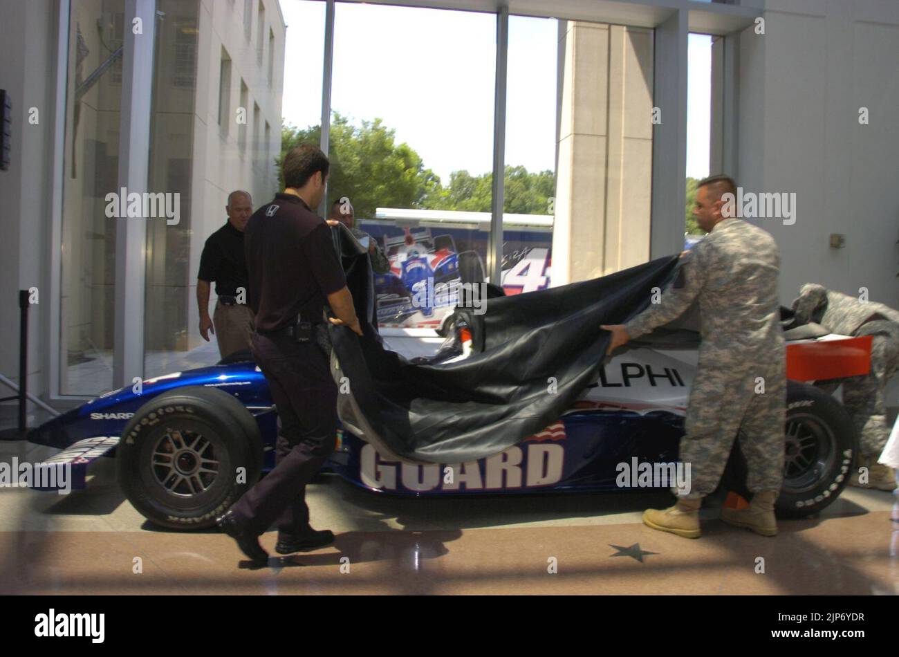 The new 230-MPH No. 4 National Guard IndyCar Stock Photo - Alamy