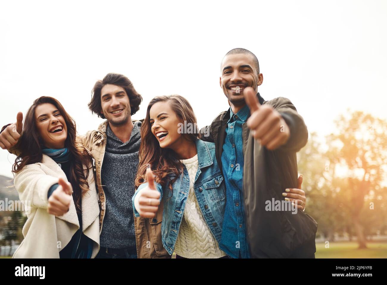 Spending time with you guys is always special. Portrait of a group of ...