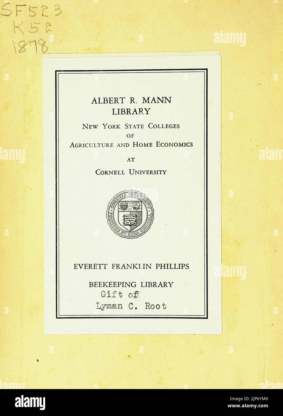 The new bee-keepers' text-book Stock Photo - Alamy