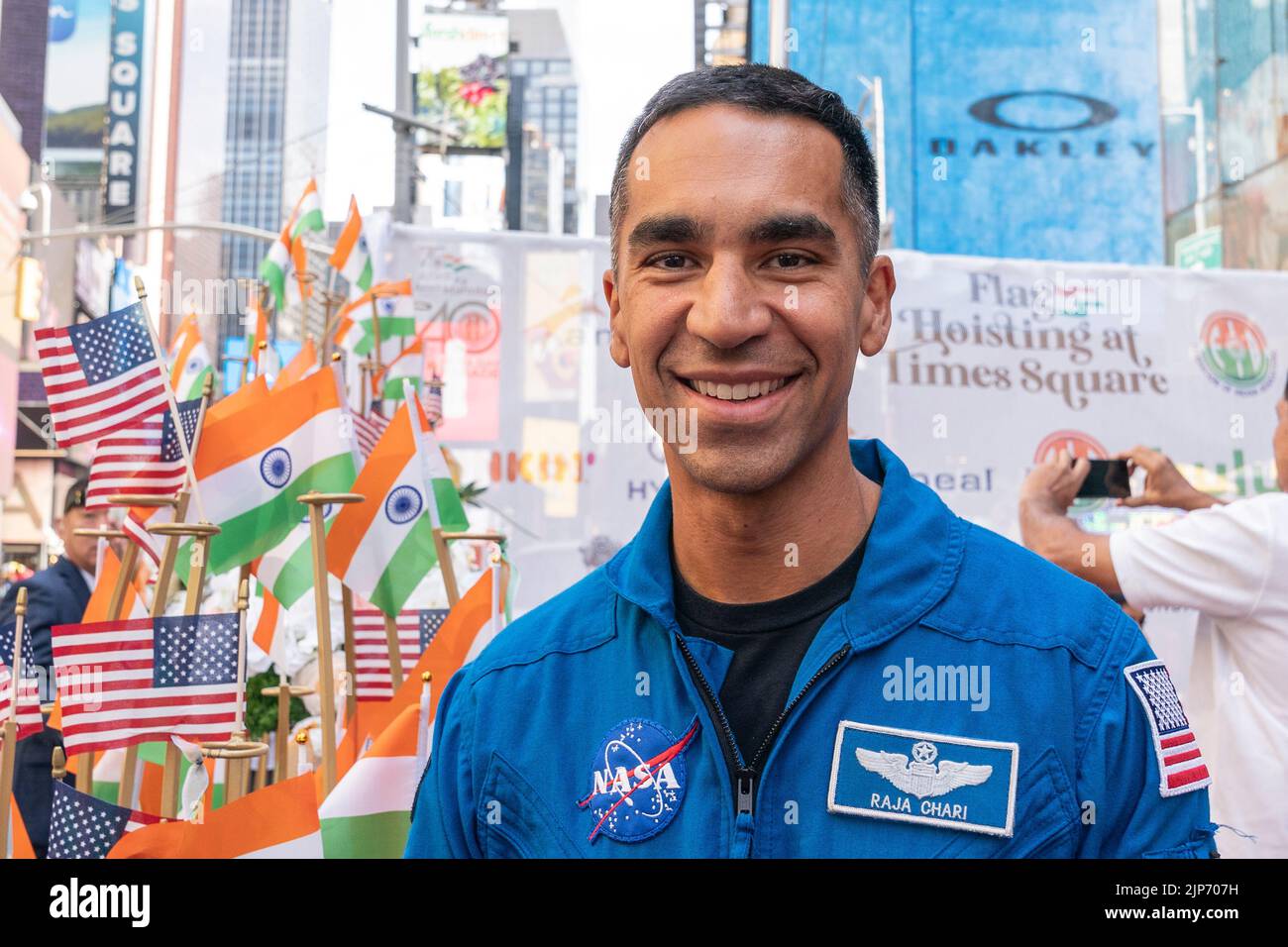 New York, NY - August 15, 2022: Astronaut Raja Chari attends India’s ...