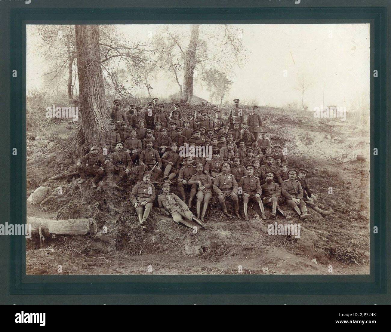 The officers in the headquarters of the 11th Division Stock Photo - Alamy