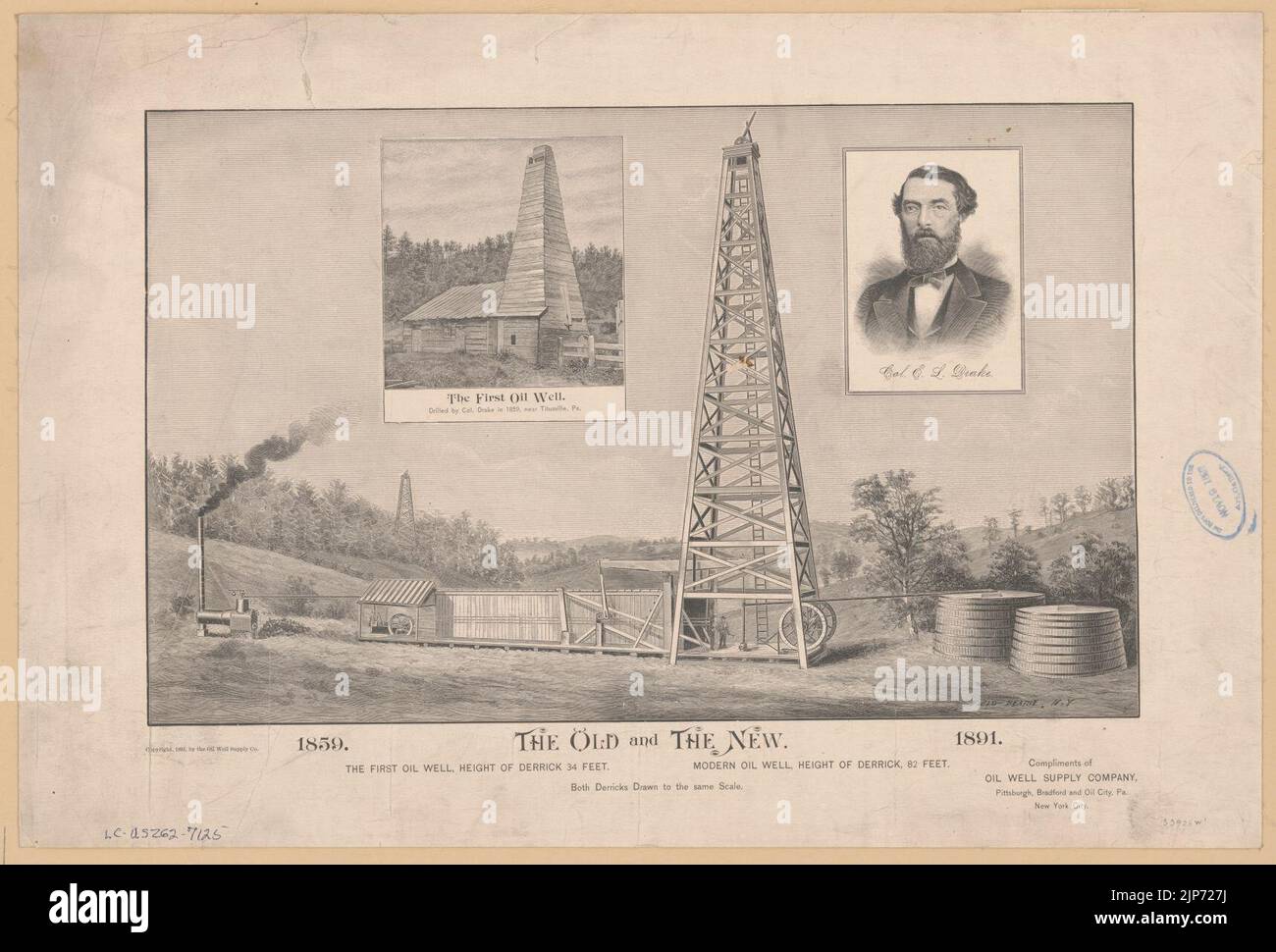 First oil well hi-res stock photography and images - Alamy