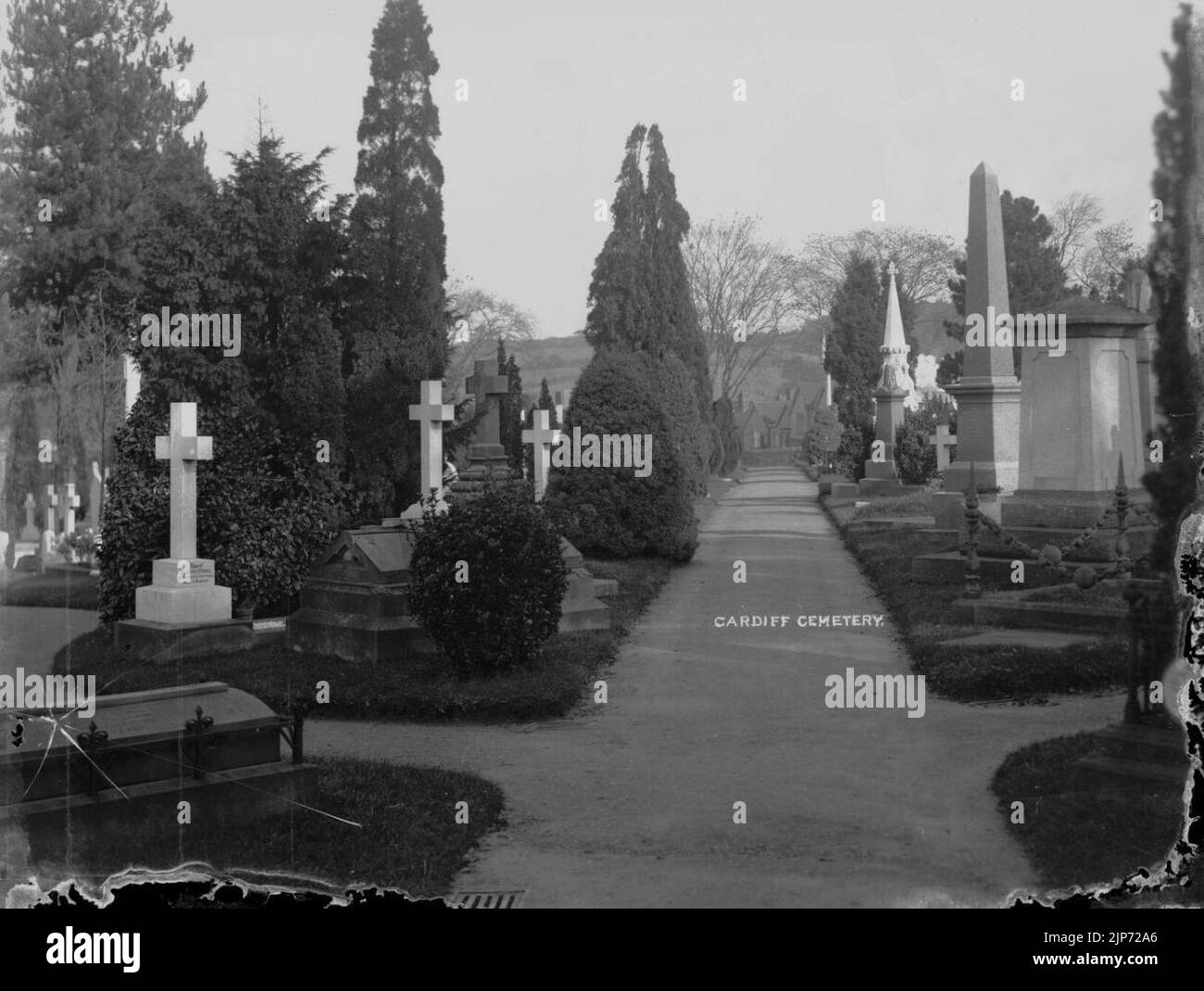 The Old Cemetery,Cardiff (4641338 Stock Photo - Alamy
