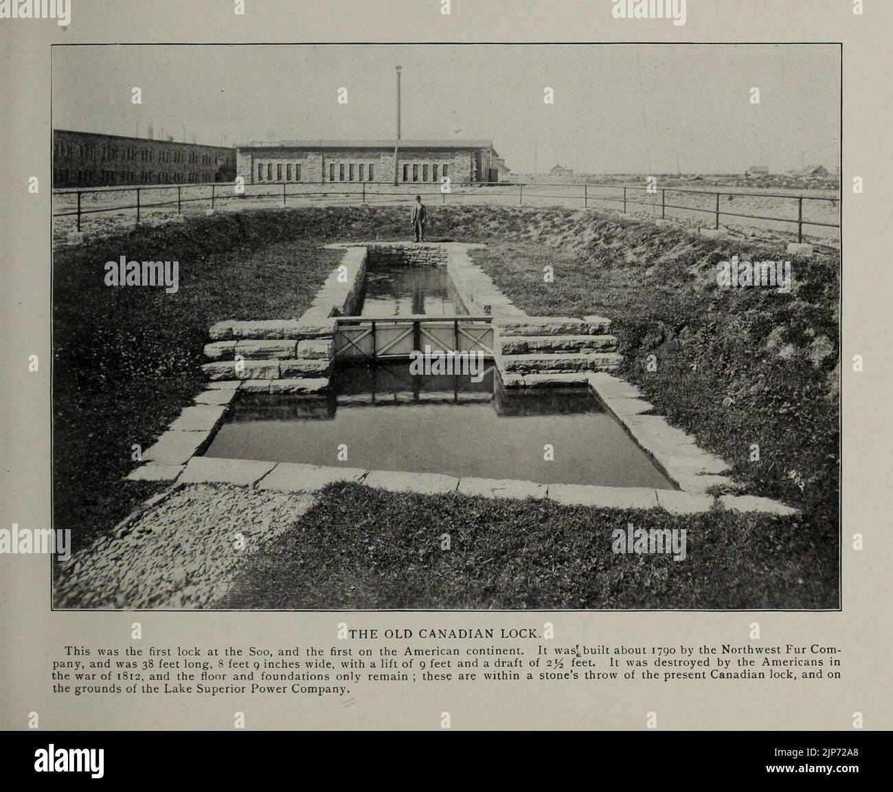 The Old Canadian Lock - The Soos of to-day, American and Canadian - the ...