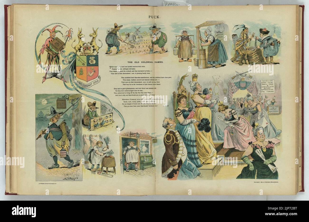 The old colonial dames - Ehrhart Stock Photo - Alamy