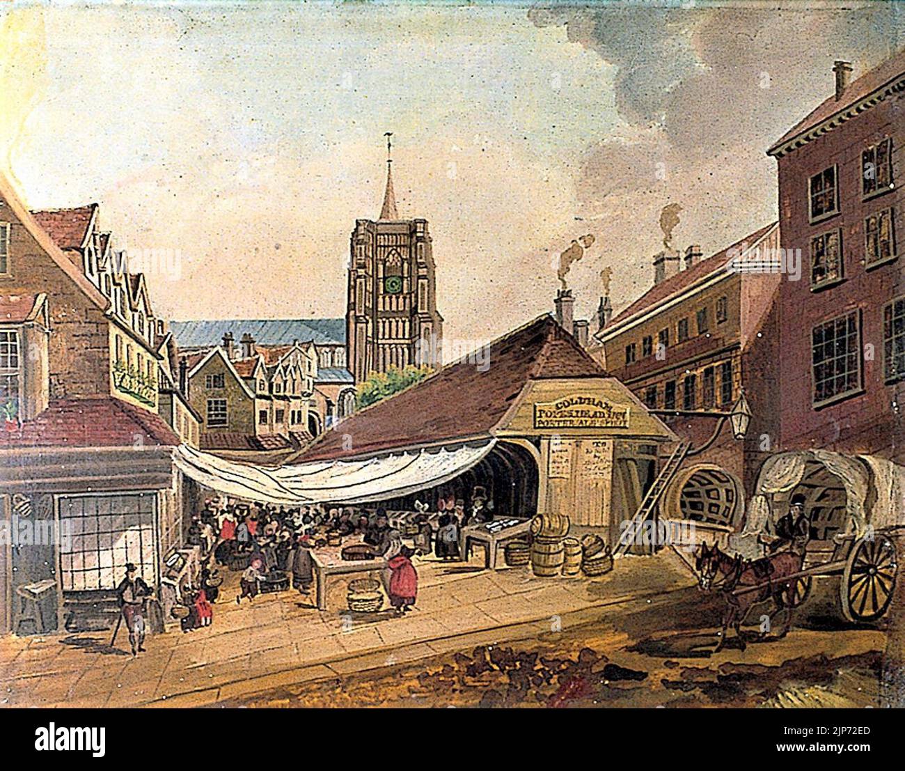 Vintage fishmarket hi-res stock photography and images - Alamy