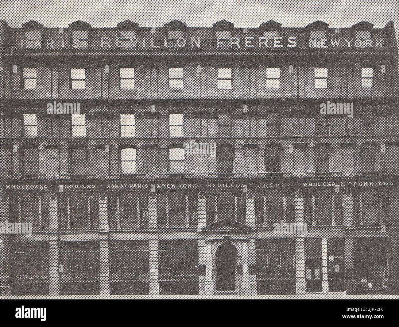 The old firm Revillon Frères, Queen Victoria St. London Stock Photo - Alamy
