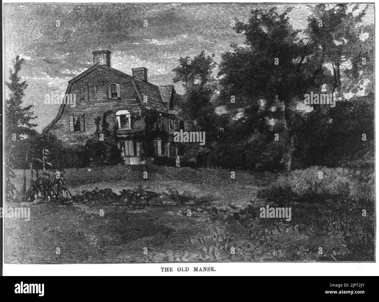 The old manse Stock Photo - Alamy