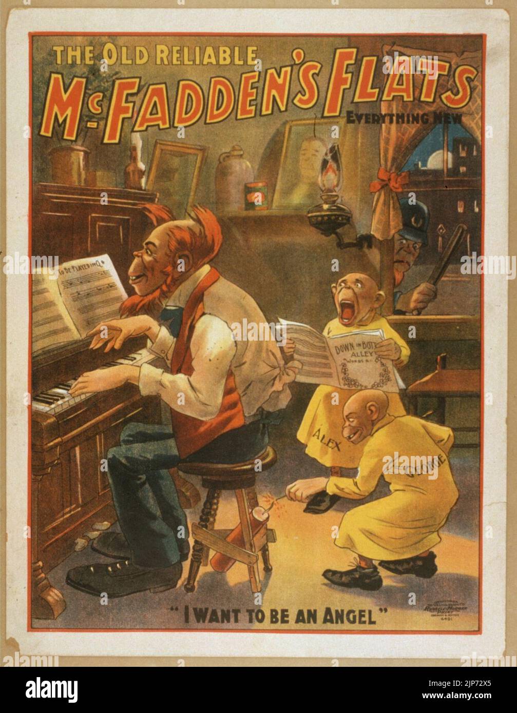 The old reliable McFadden's flats everything new Stock Photo - Alamy