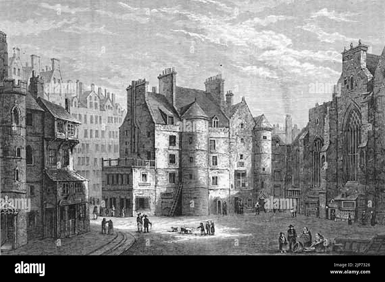 The Old Tolbooth Stock Photo - Alamy