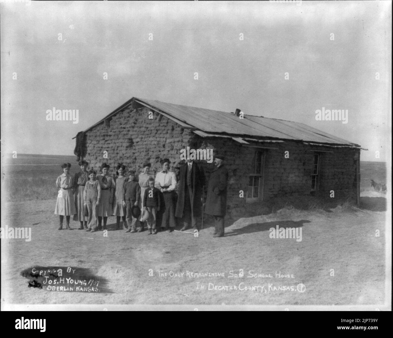 Sod school house hi-res stock photography and images - Alamy