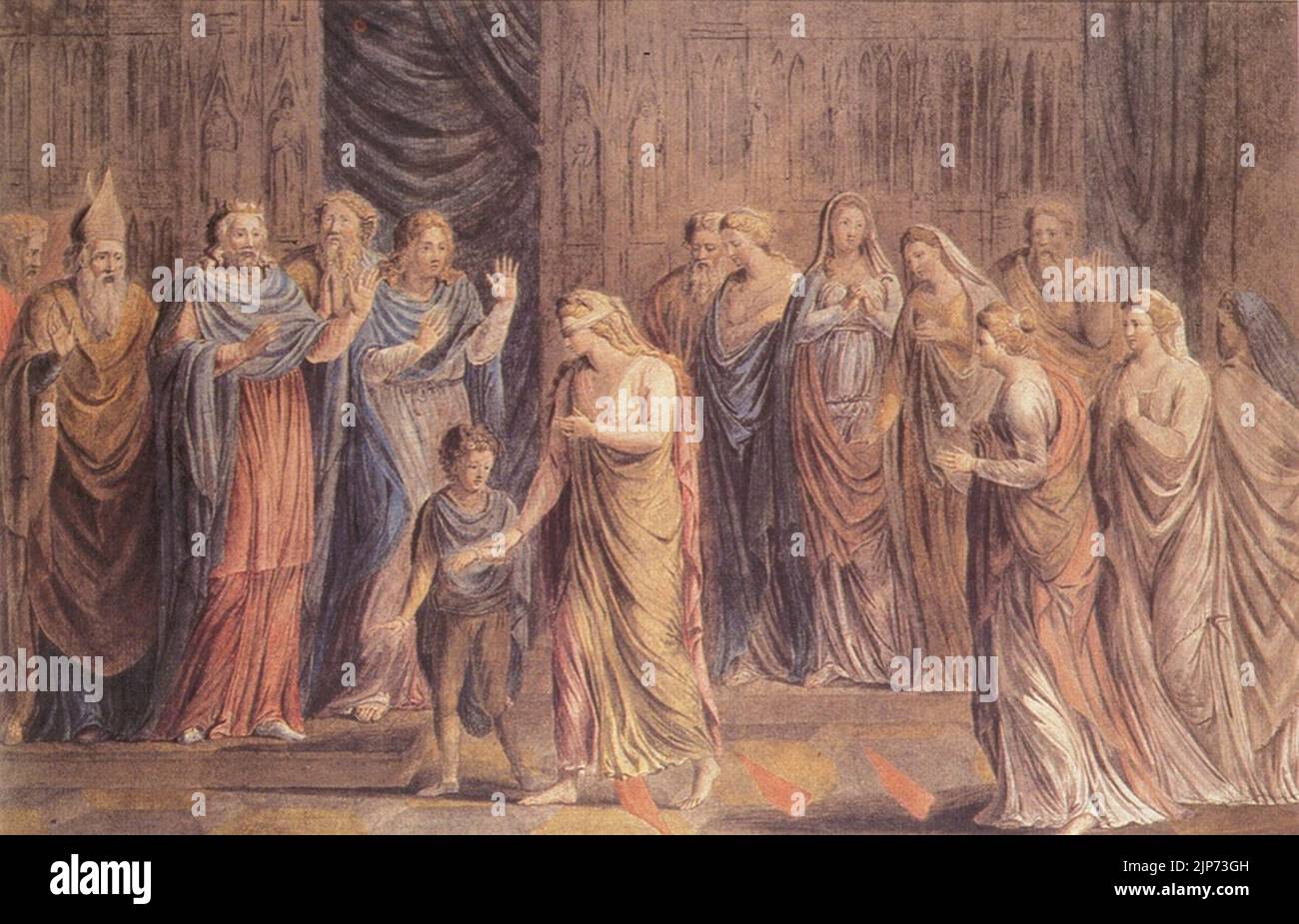 The ordeal of queen emma - blake Stock Photo - Alamy