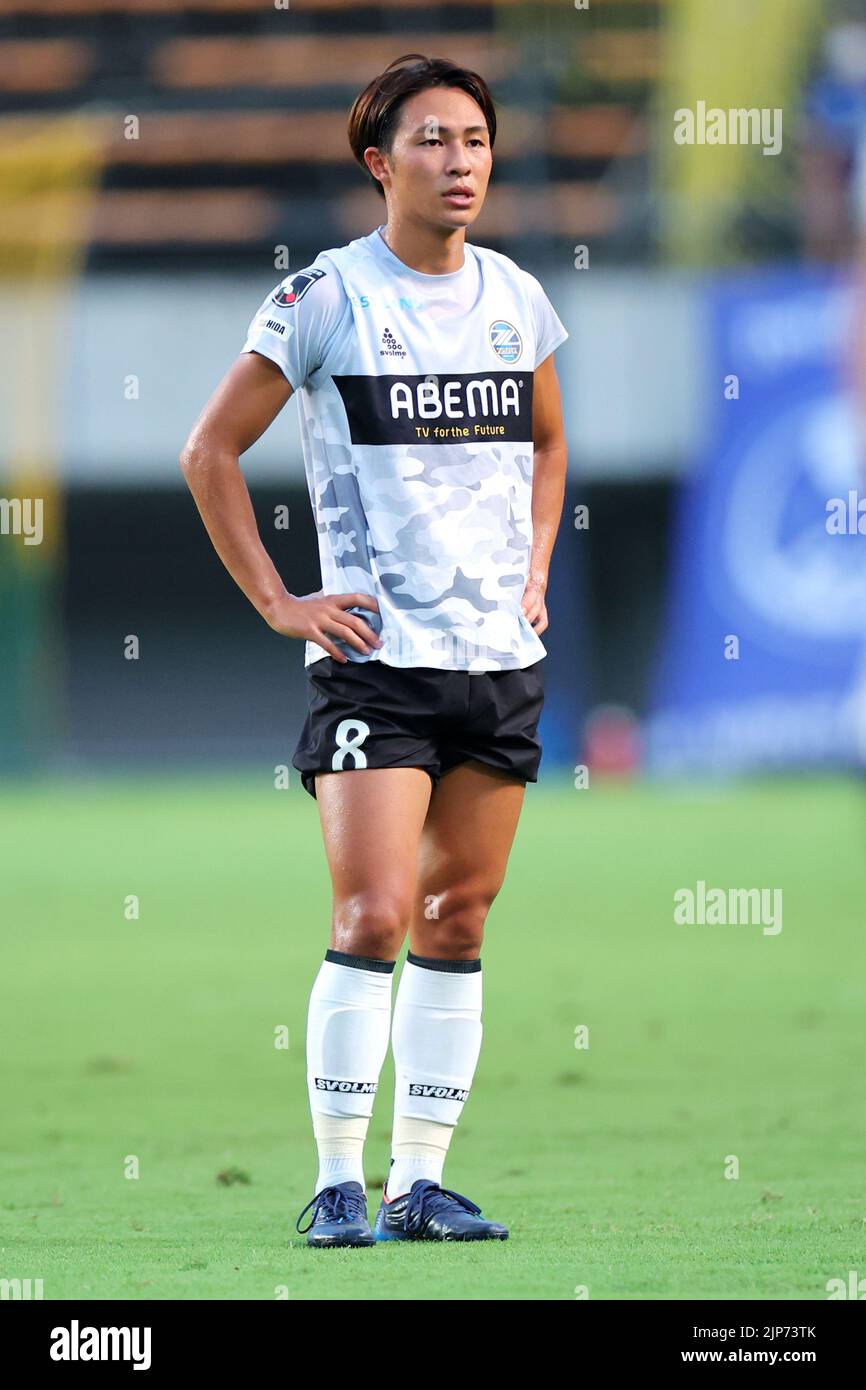 Chiba, Japan. 14th Aug, 2022. Leo Takae (Zelvia) Football/Soccer : 2022 ...