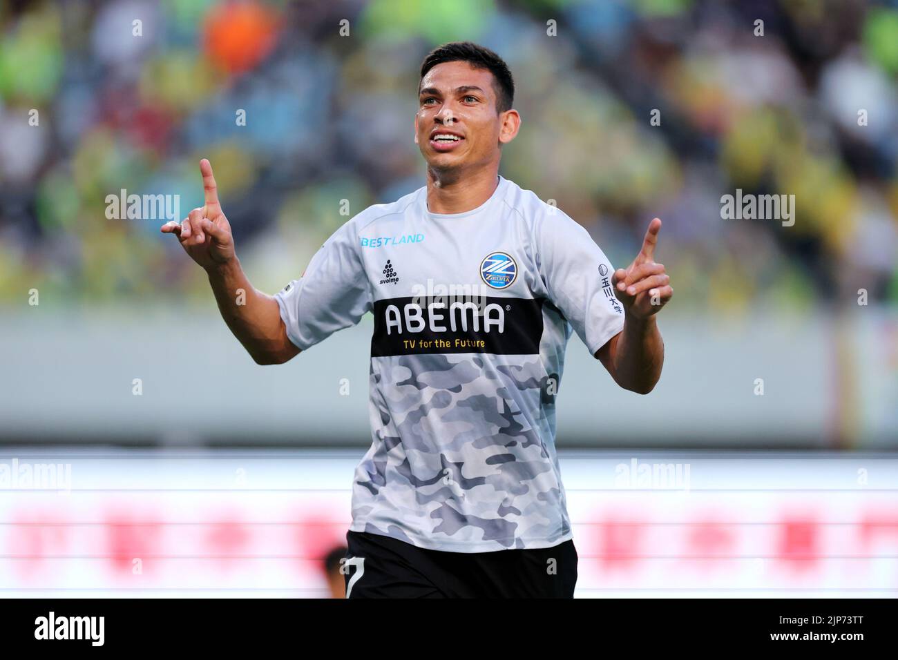 Chiba, Japan. 14th Aug, 2022. Dudu (Zelvia) Football/Soccer : 2022 J2 League match between JEF ...