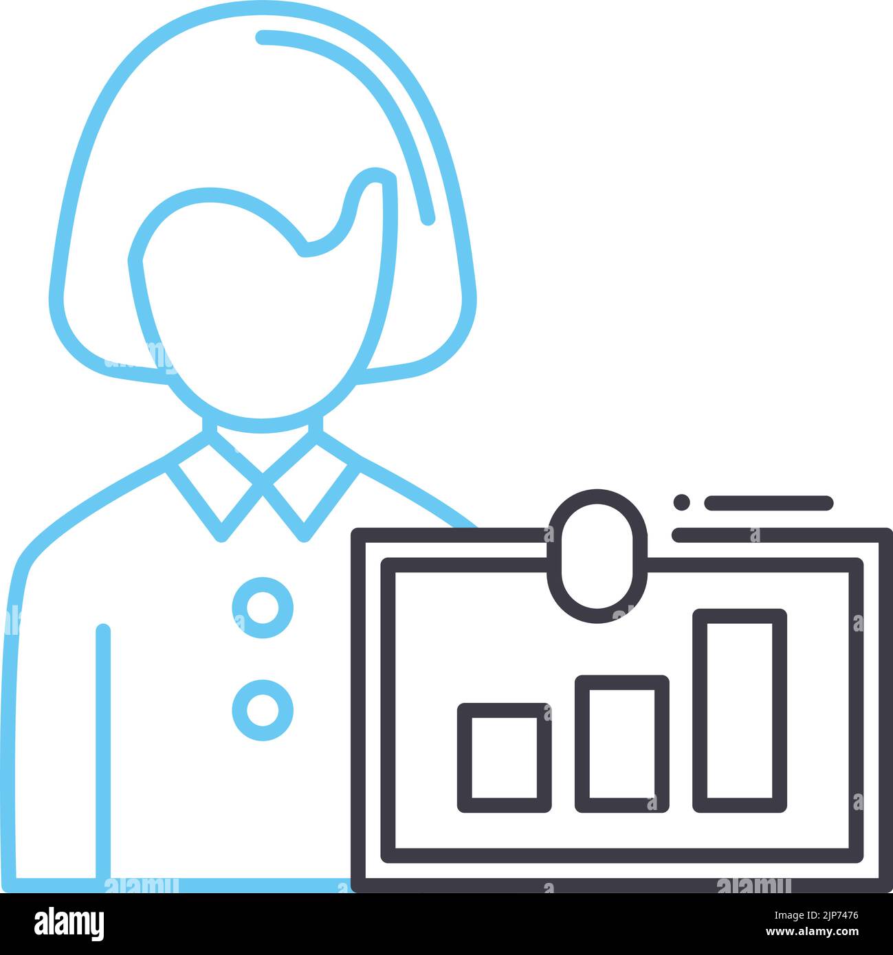 explain line icon, outline symbol, vector illustration, concept sign ... explain line icon, outline symbol, vector illustration, concept sign ...