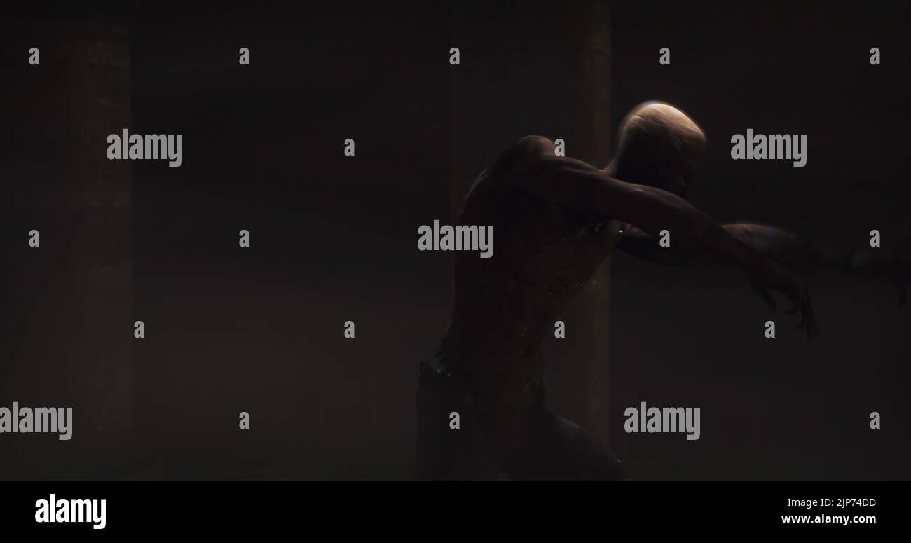 Scary monster in dark room hi-res stock photography and images - Alamy