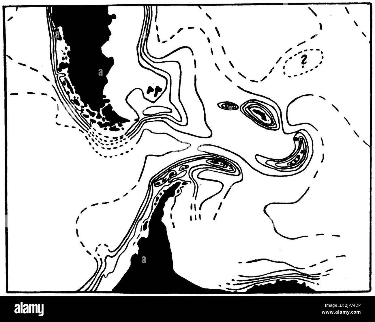 The origin of continents and oceans - Wegener (1924) - figure 14 Stock ...