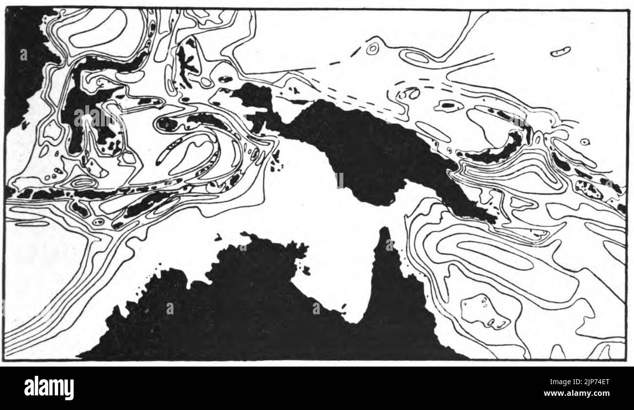 The origin of continents and oceans - Wegener (1924) - figure 13 Stock ...