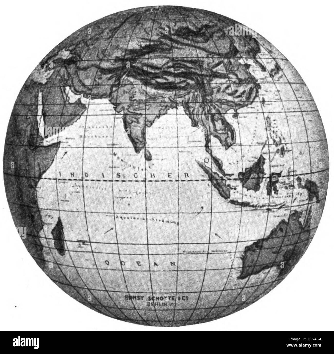 The origin of continents and oceans - Wegener (1924) - figure 11 Stock ...