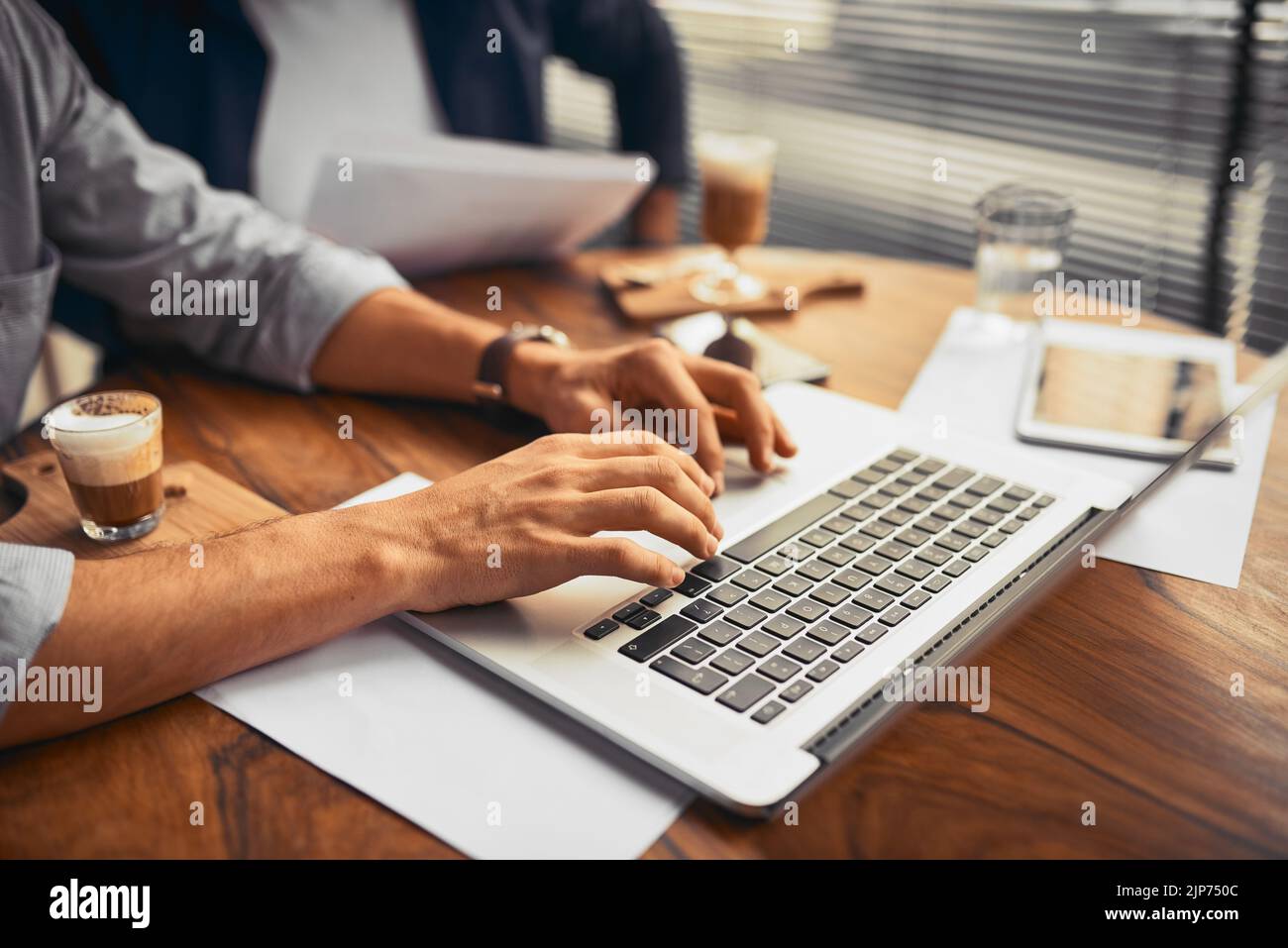 Its just business as usual in the office today. unrecognizable ...