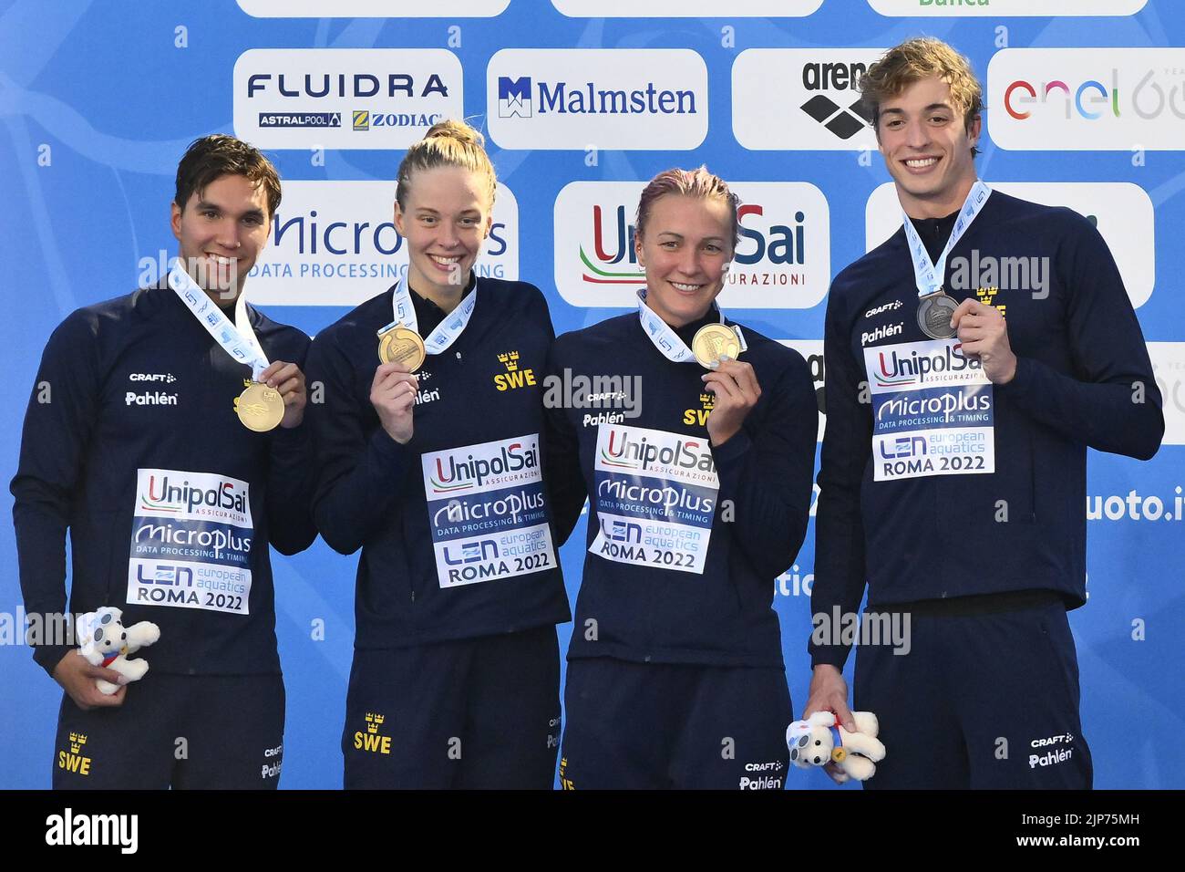 Rome, Italy. 15th Aug, 2022. SEELIGER Bjoern, HANSON Robin, SJOESTROEM ...