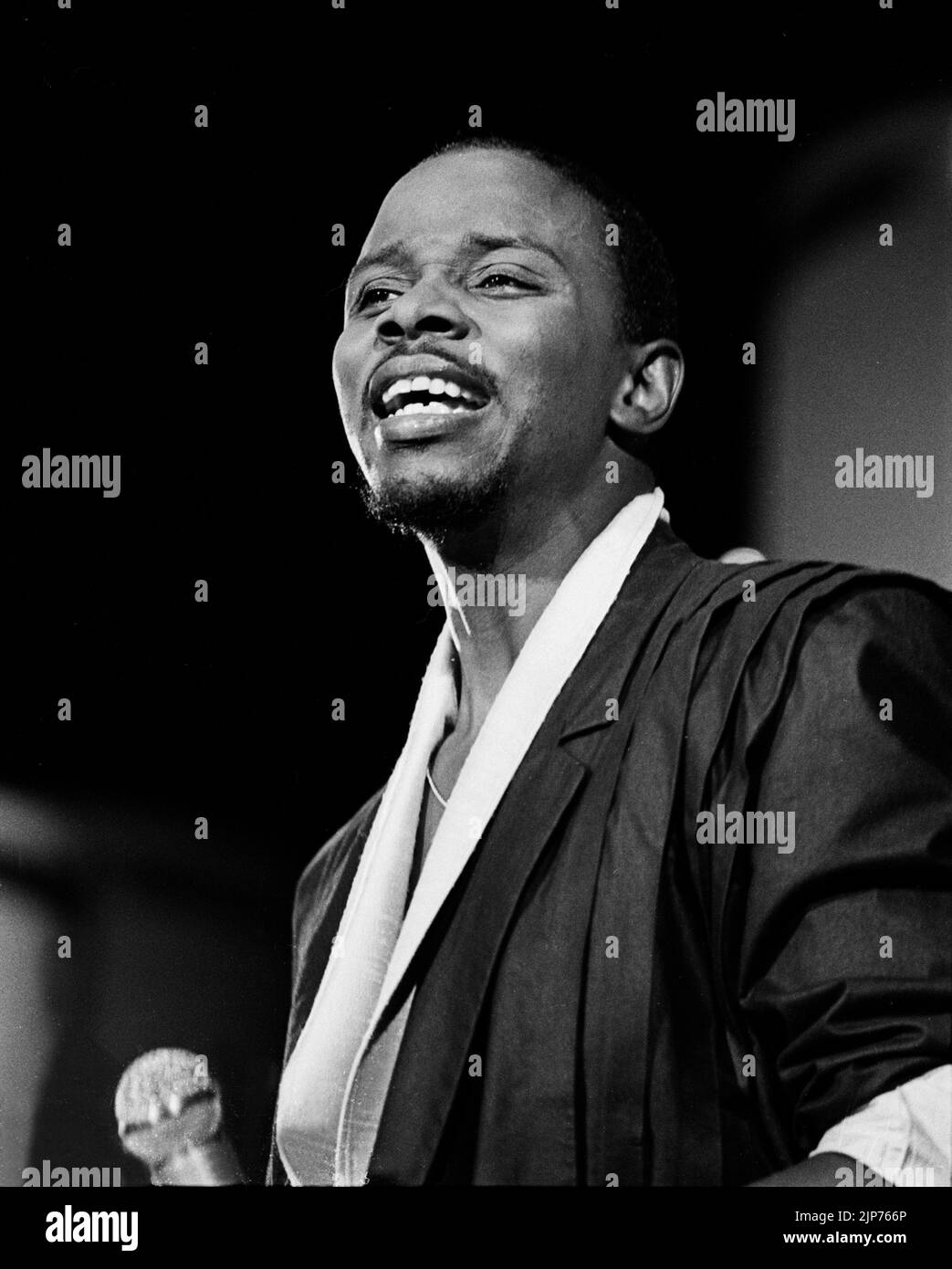 Phillip Bailey on Solid Gold, 1983 Credit: Ron Wolfson / MediaPunch ...