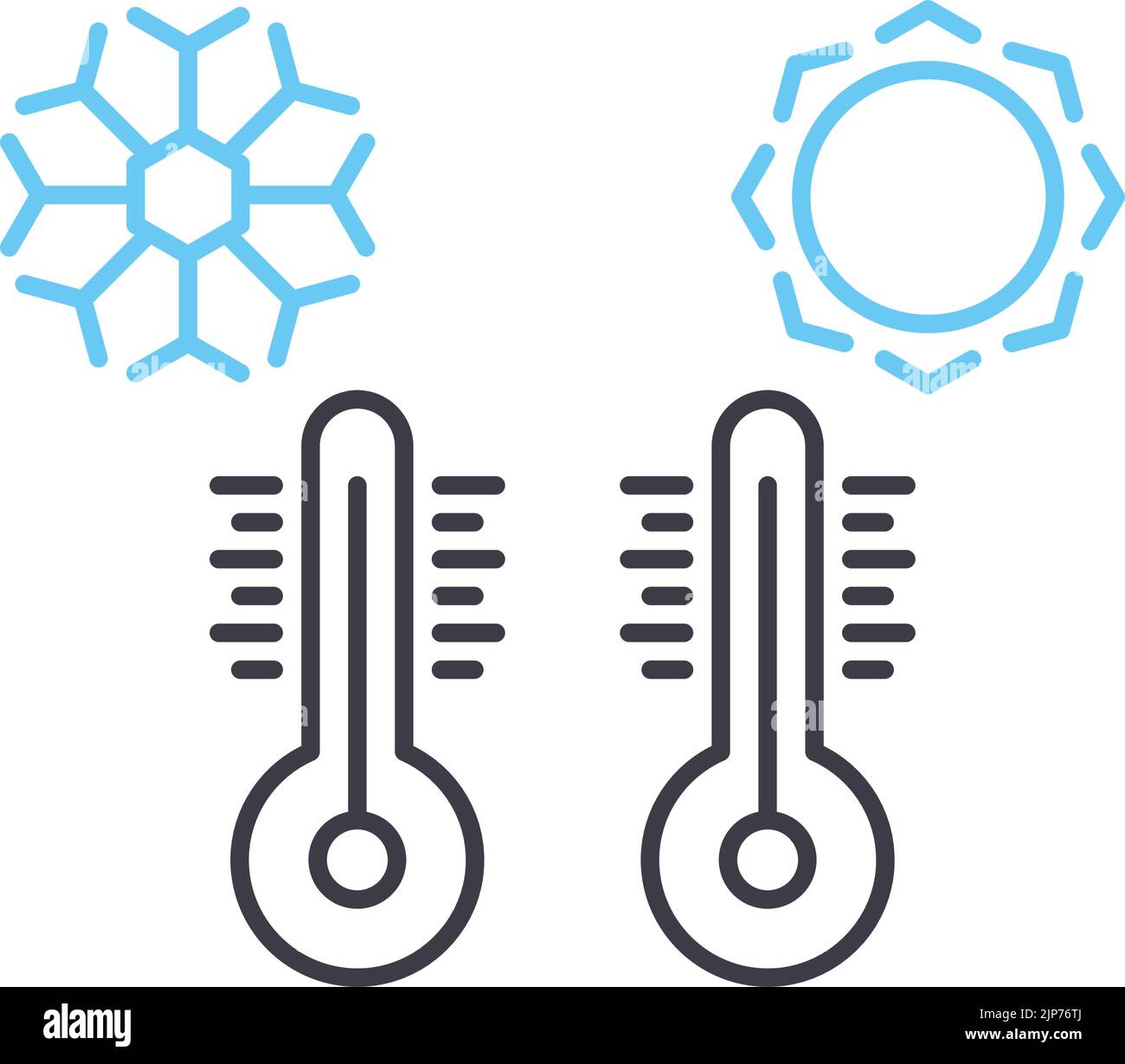 celsius line icon, outline symbol, vector illustration, concept sign Stock Vector Image & Art ...