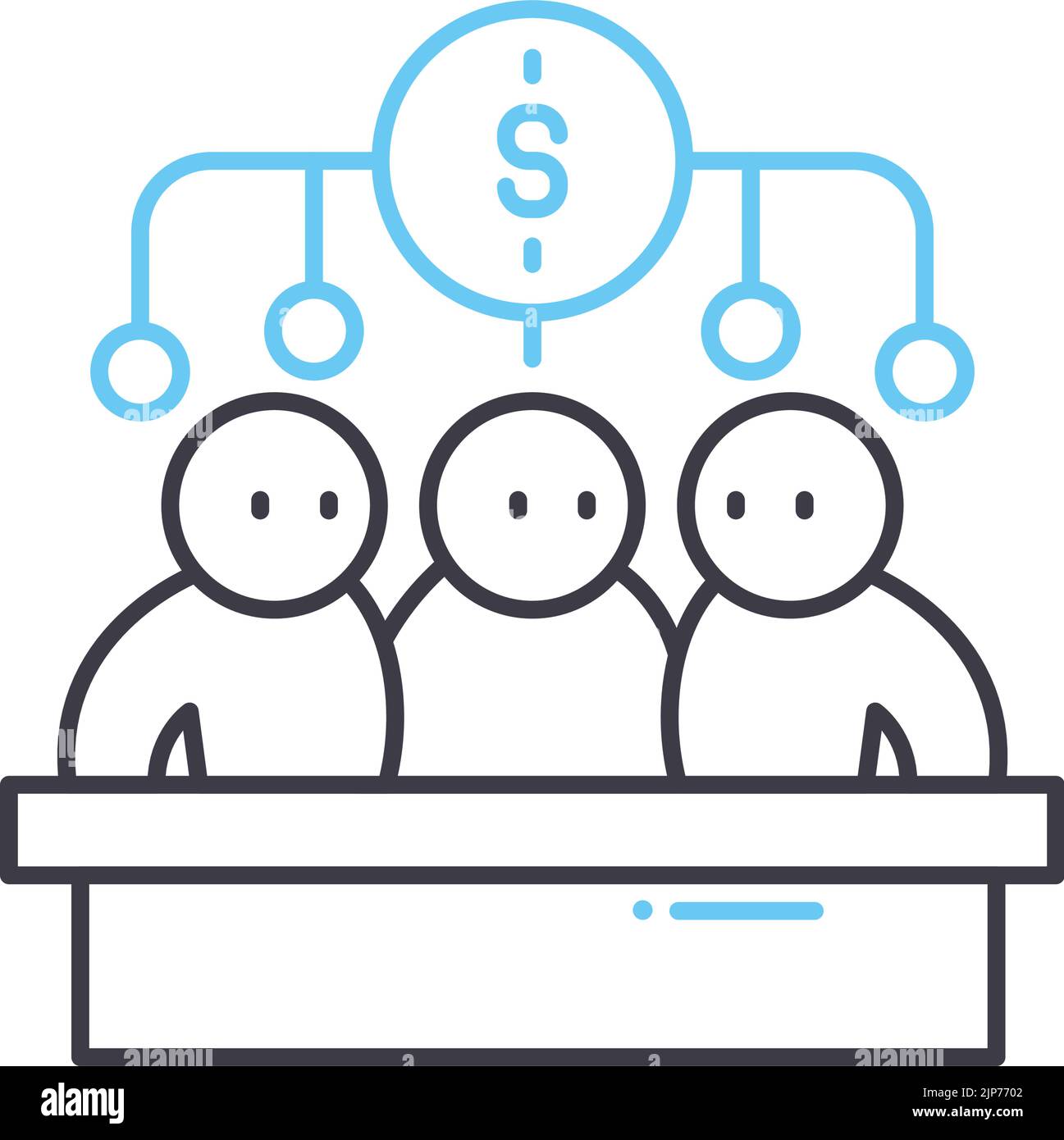 Employee outline design Stock Vector Images - Alamy