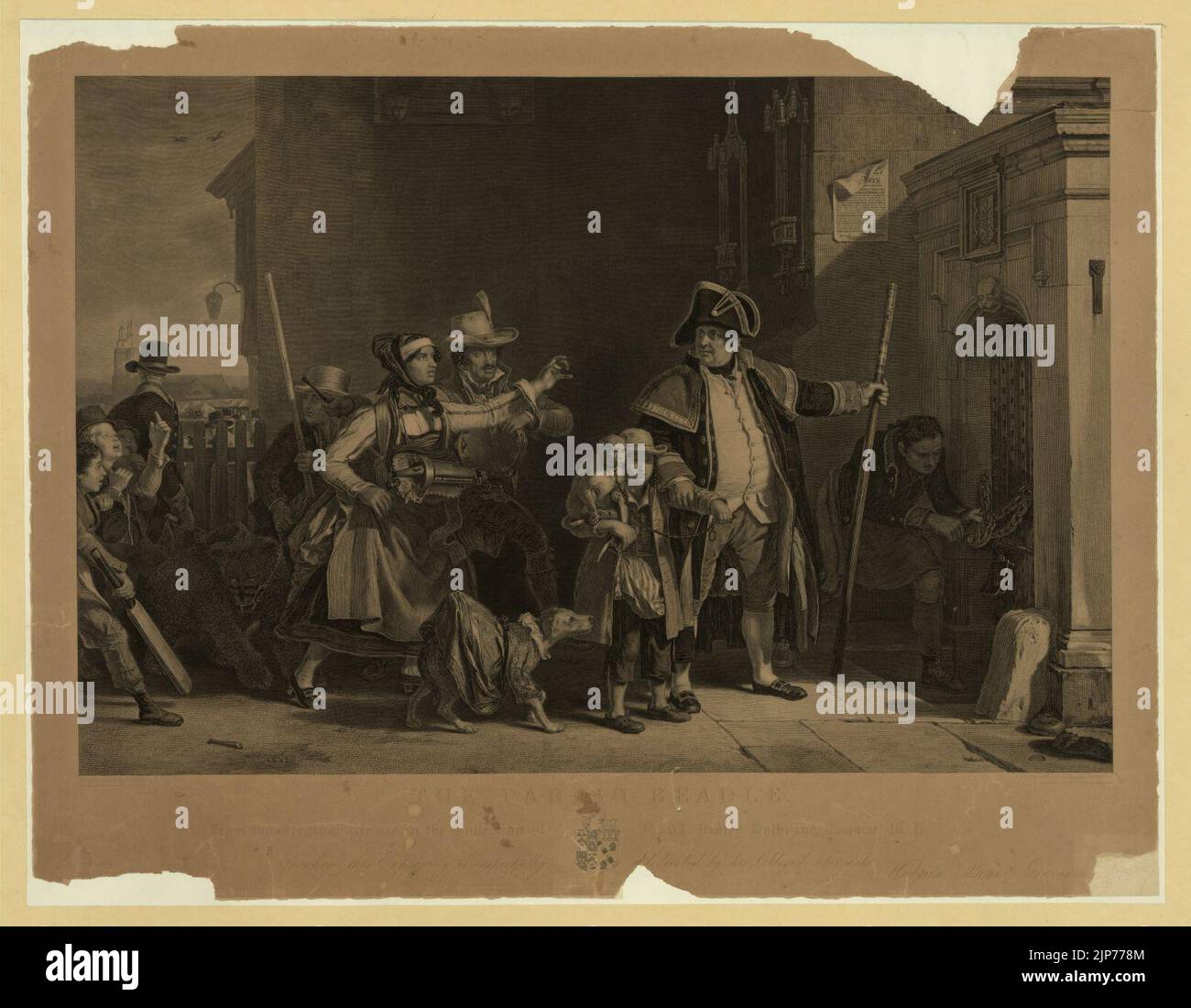 The parish beadle Stock Photo - Alamy