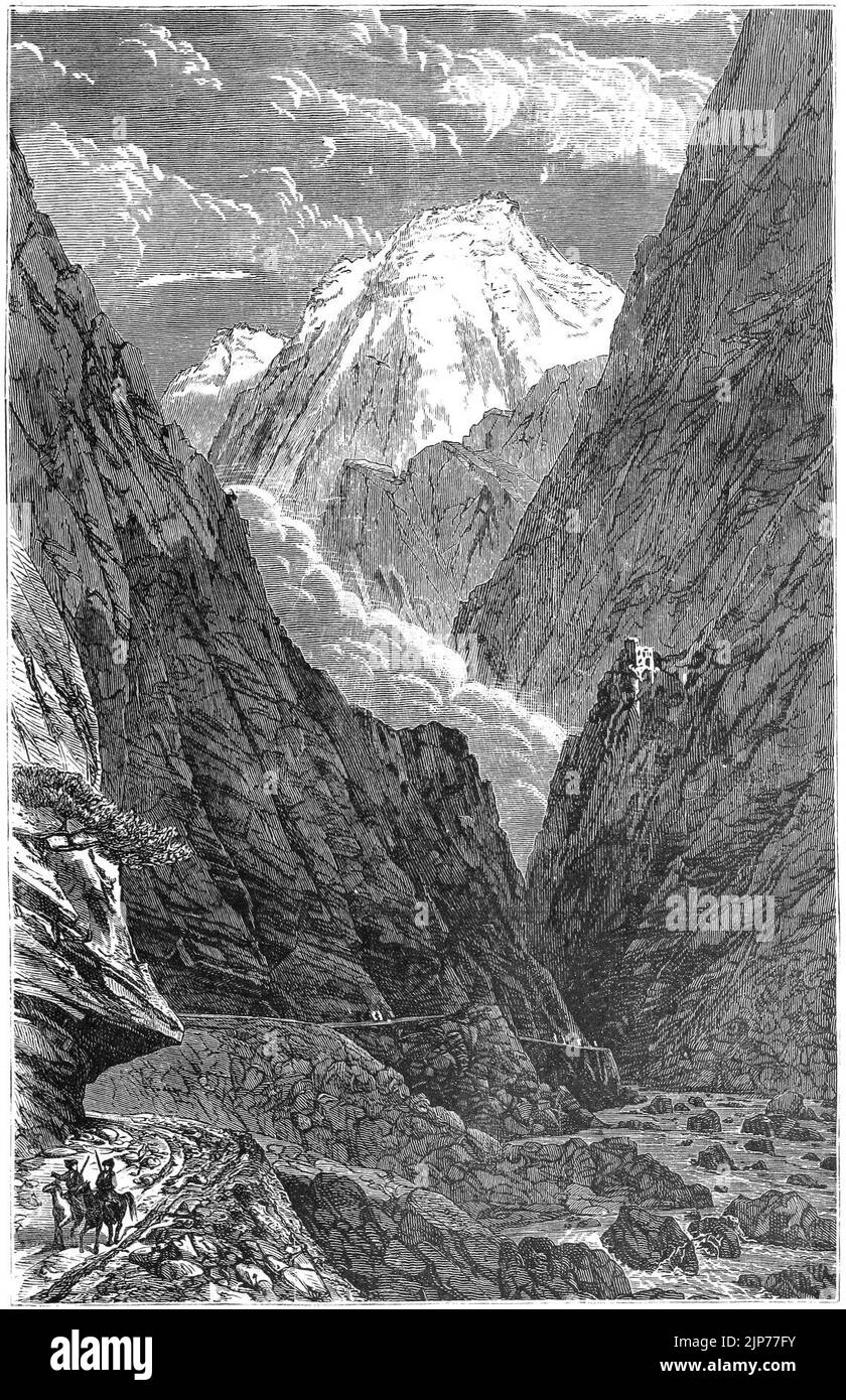 THE PASS OF DARIEL, CAUCASUS Stock Photo - Alamy