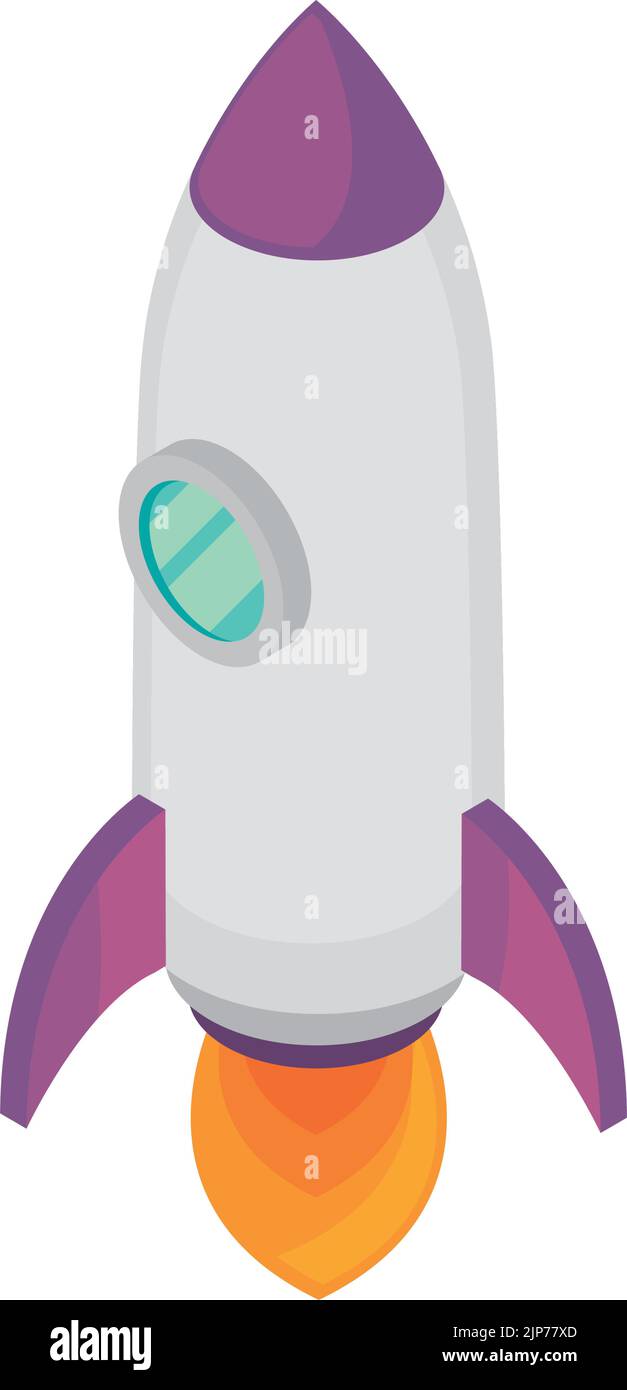 Isometric rocket start up Cut Out Stock Images & Pictures - Alamy