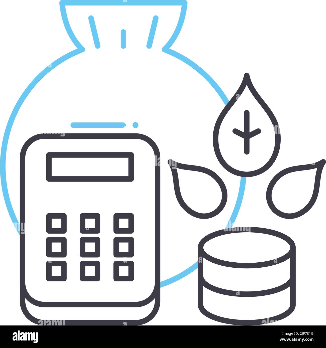 Cost revenue analysis line Stock Vector Images - Alamy