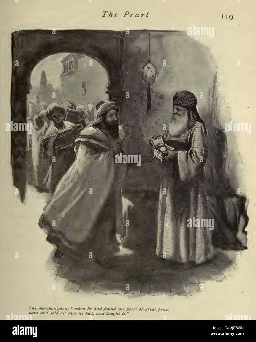 The Pearl from parable Stock Photo - Alamy