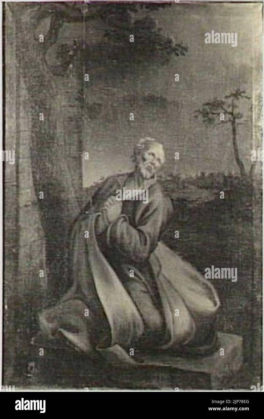 The Penitent Saint Peter Southern Netherlandish School Stock Photo - Alamy