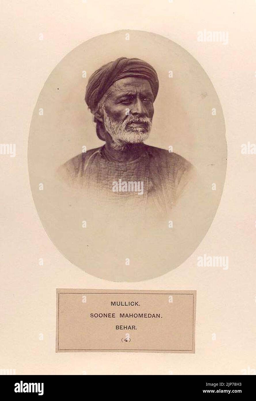 The People Of India 1868 Mullick Stock Photo - Alamy