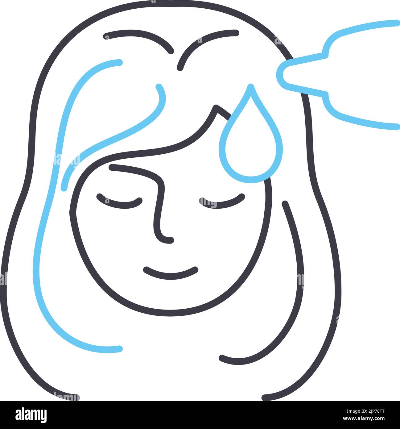 Eye cream face Stock Vector Images - Alamy