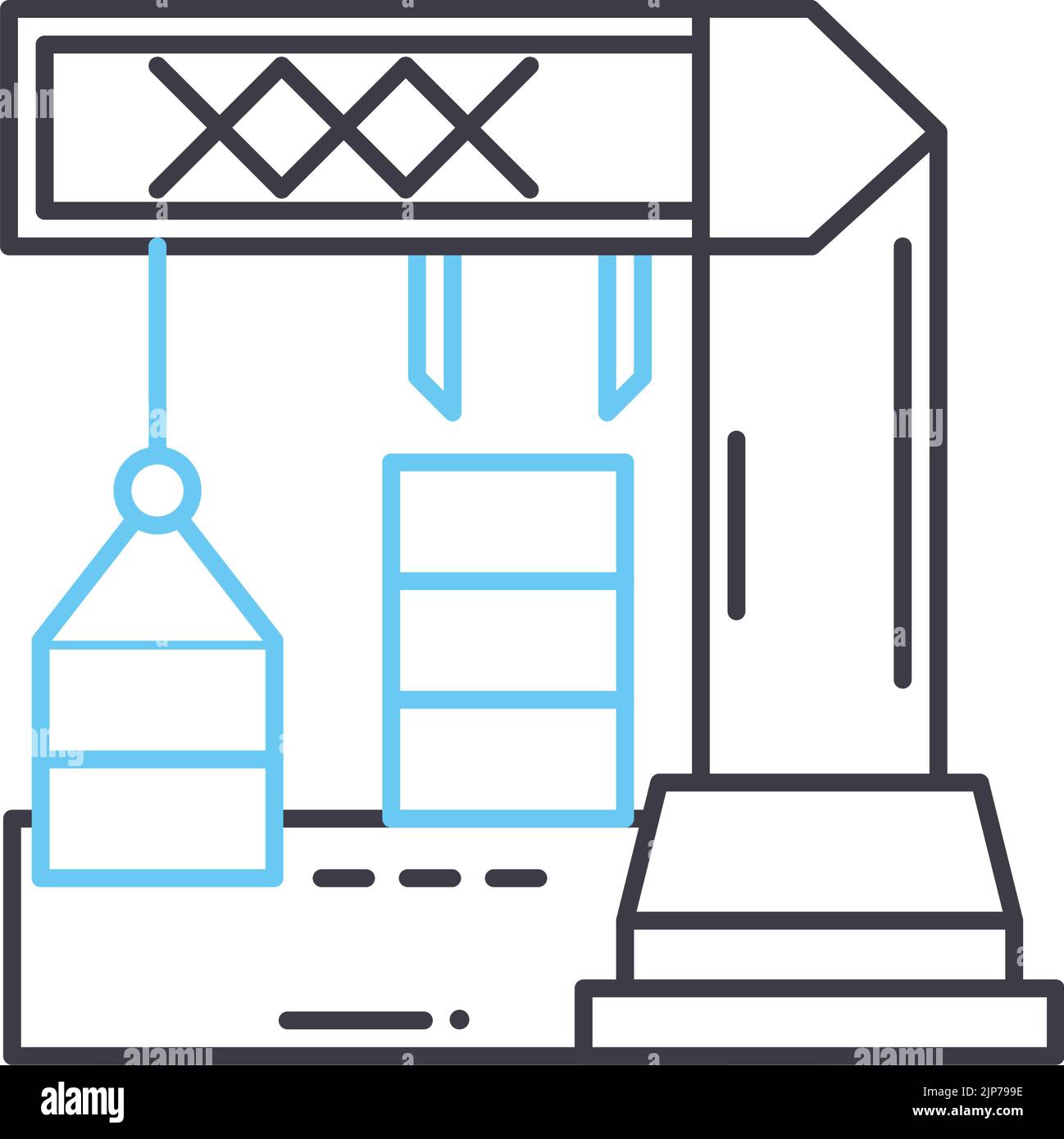 Construction industry line design hi-res stock photography and images ...