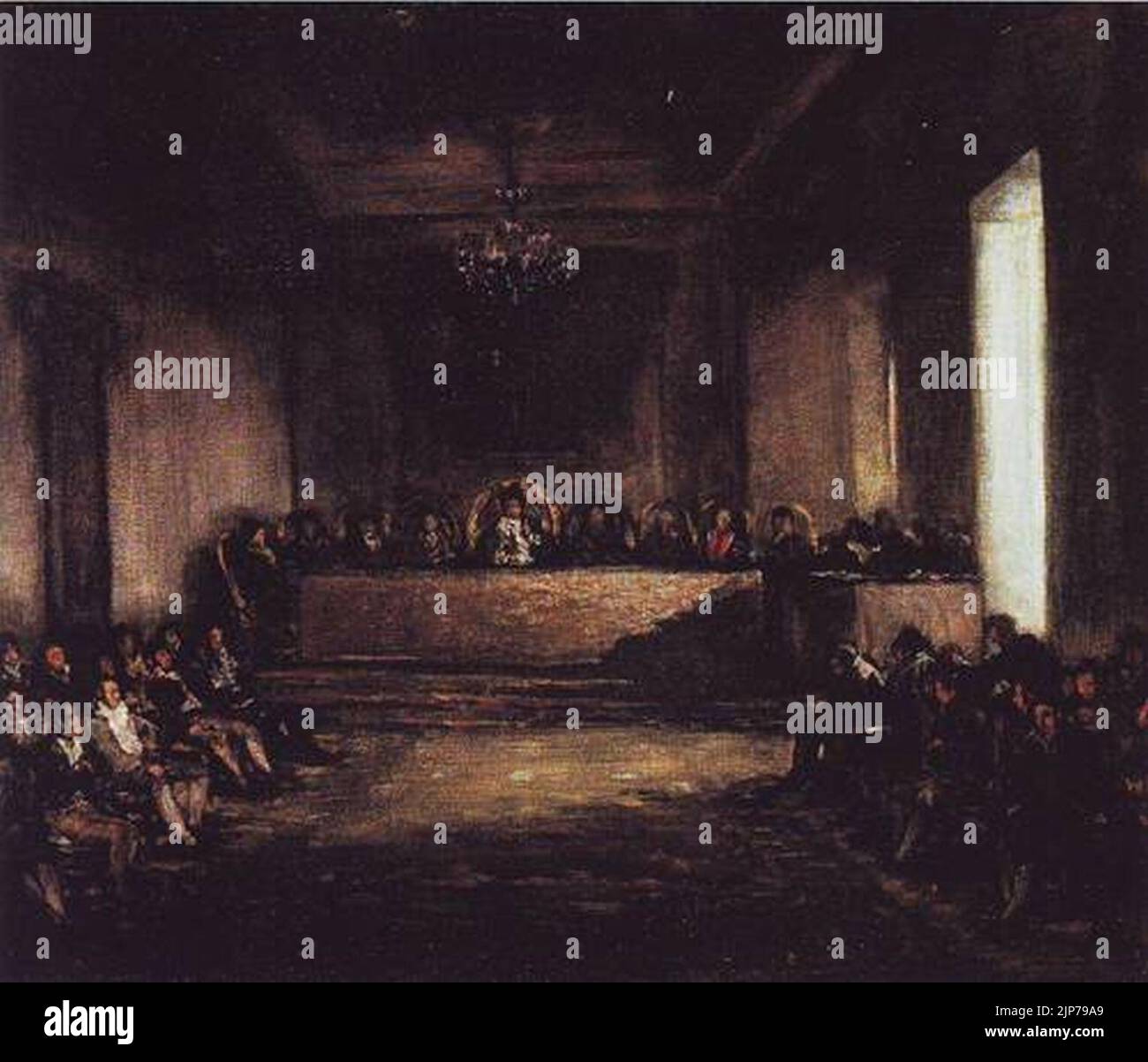 The Philippine Junta (sketch) by Francisco Goya Stock Photo - Alamy