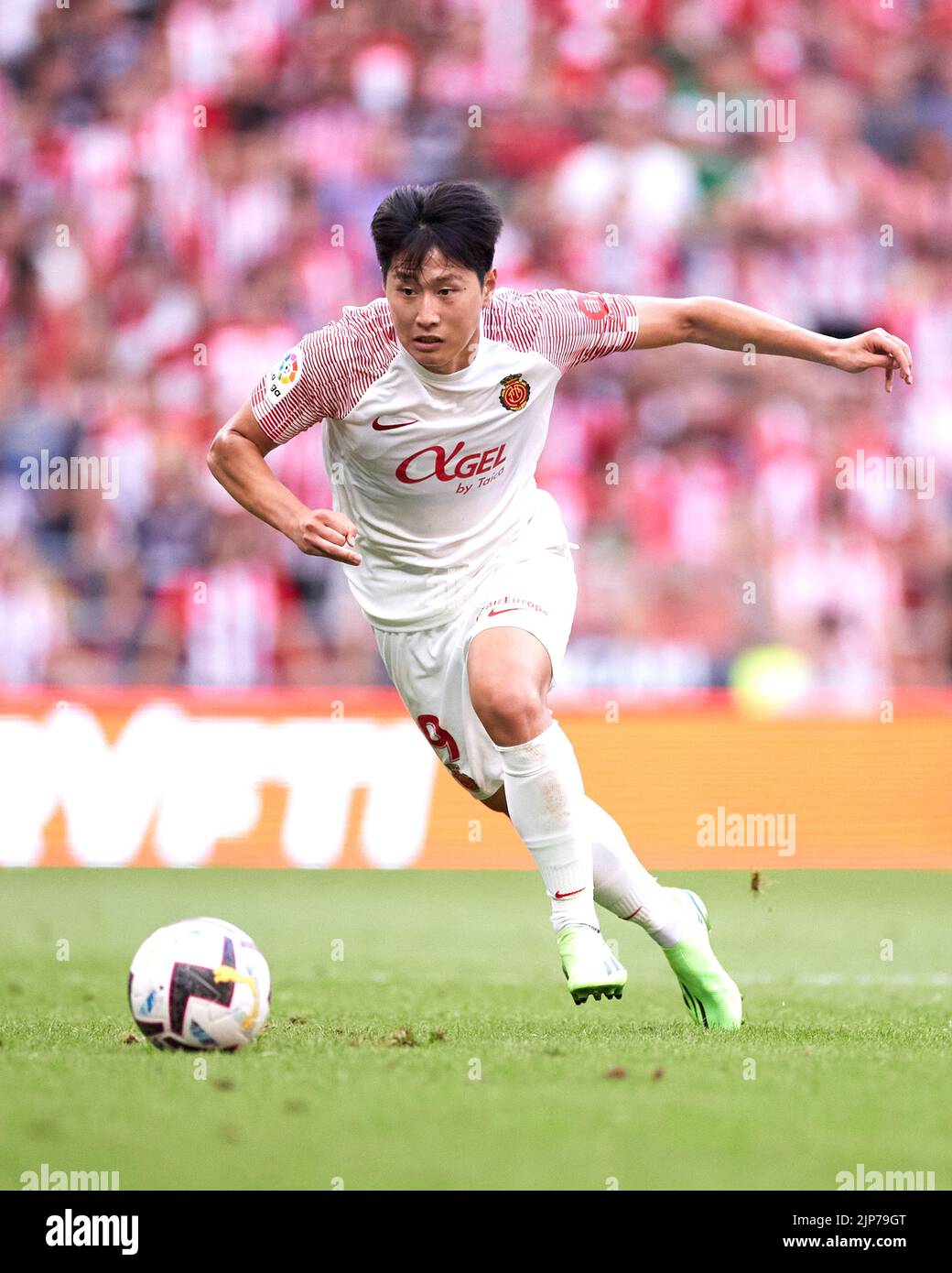 BILBAO, SPAIN - AUGUST 15: Kang in Lee of RCD Mallorca in action during ...