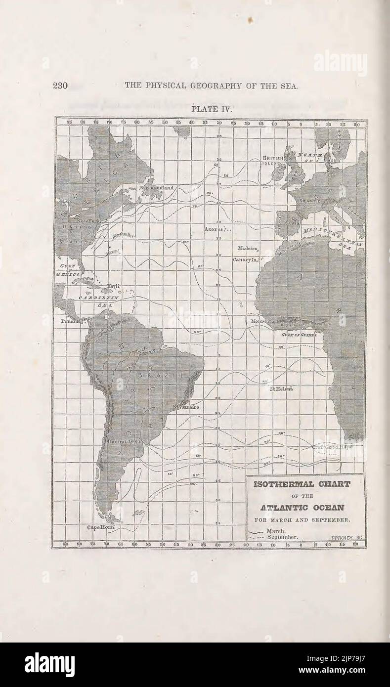 The physical geography of the sea (Page 230 Stock Photo - Alamy