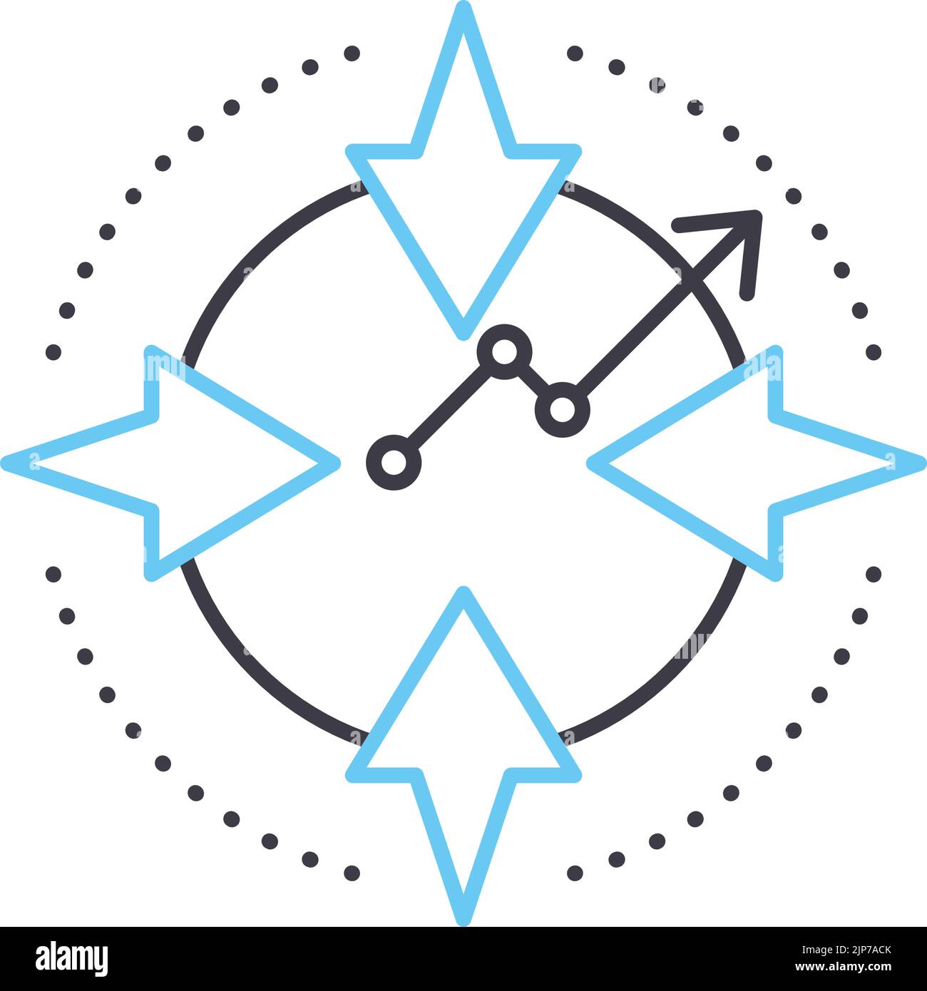 Direction symbol Cut Out Stock Images & Pictures - Alamy